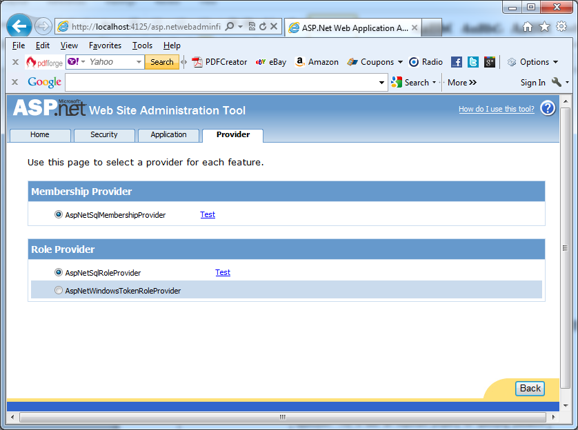 How To Configure Connection String And Membership Provider As A Step Of Membership Api In Asp