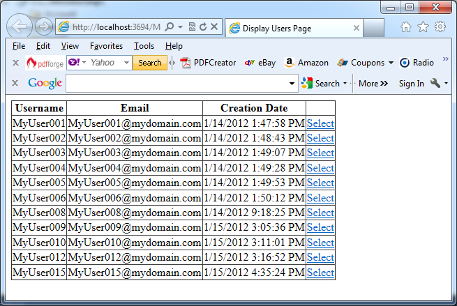 How To Use Aspnet Membership Class To Retrieve Users From The Store In C Tutorial Example